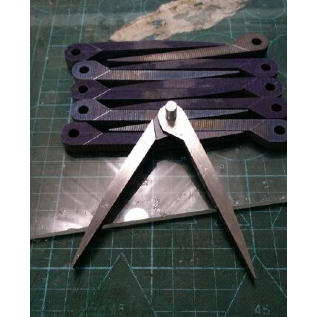 Same style as Vergez Blanchard Scratch Compass/Wing Divider leather ...