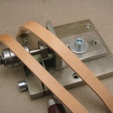 Manual leather splitter machine