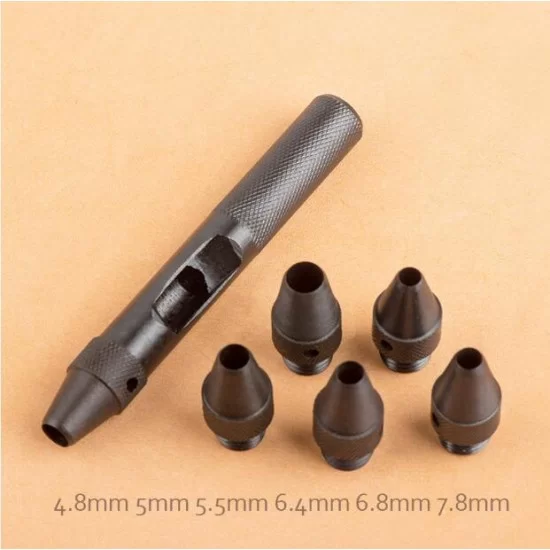 6 in 1 Round punch set