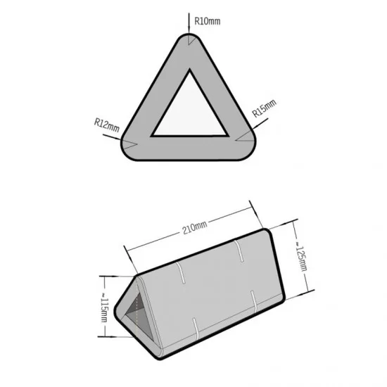 triangle, bend glue, tool, small