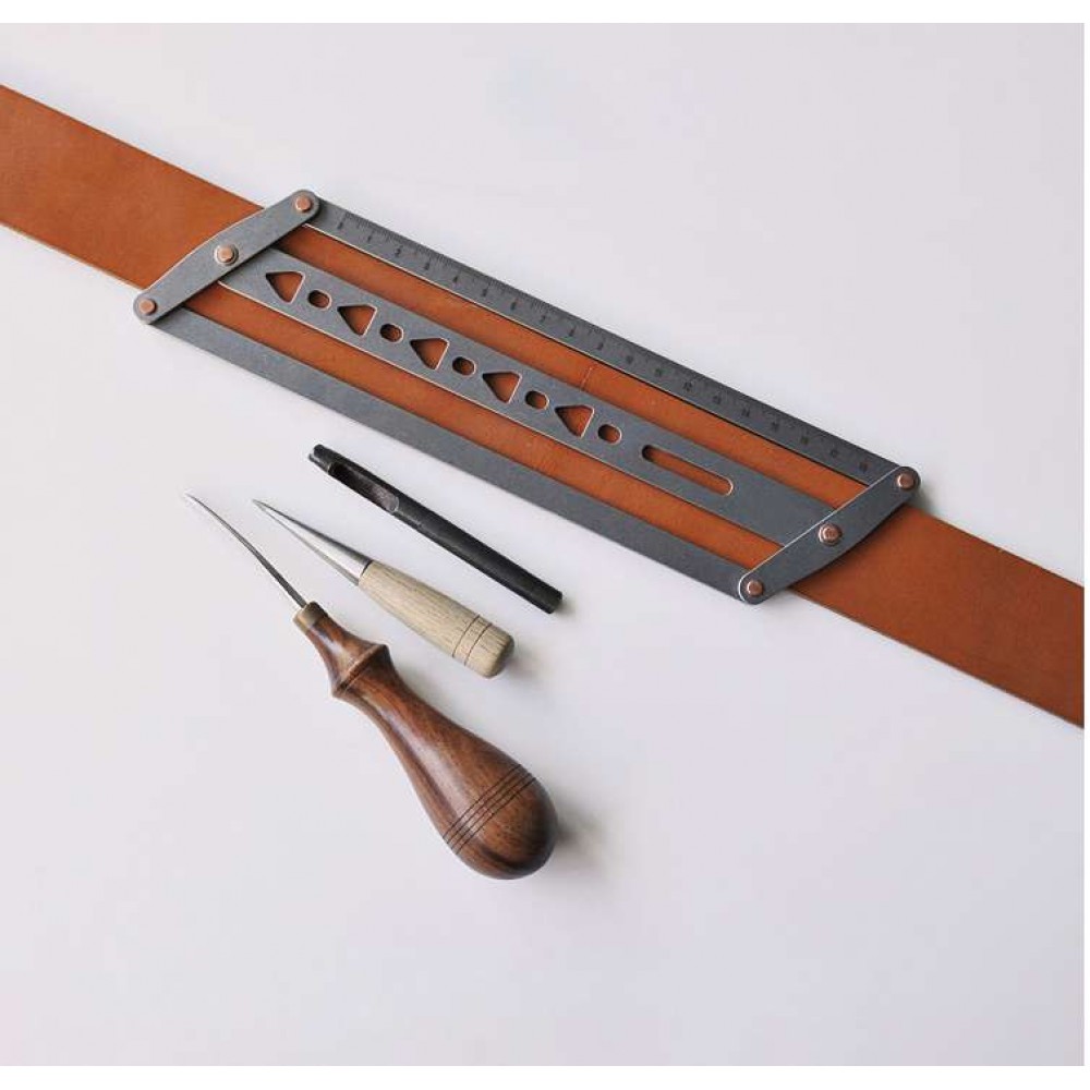 waist belt, ruler, hole maker