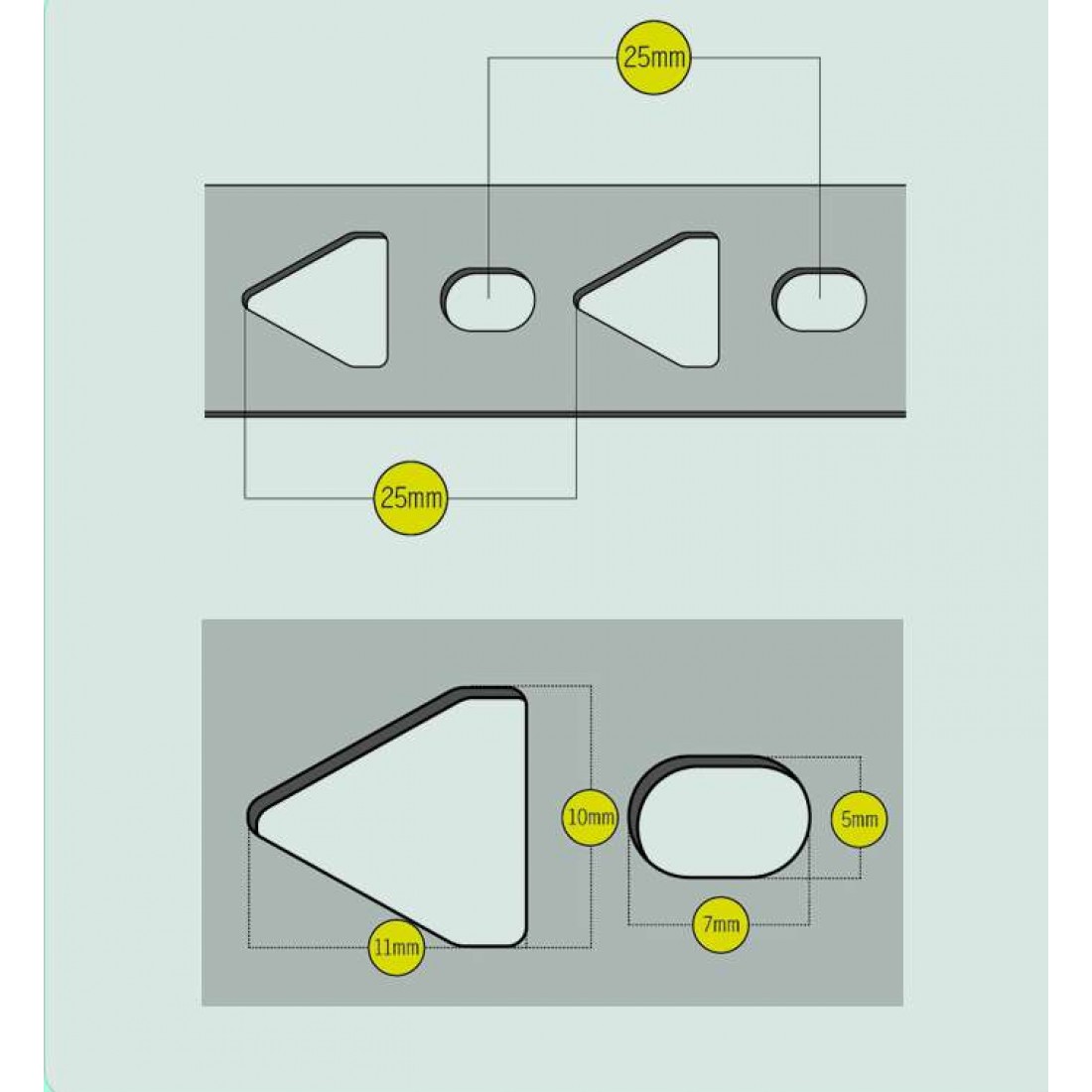 waist belt, ruler, hole maker