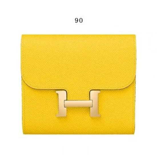Hermes, Constance, compact wallet, material kit