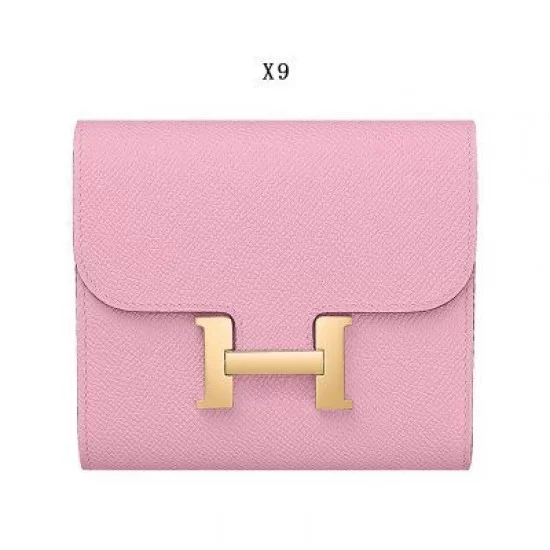 Hermes, Constance, compact wallet, material kit