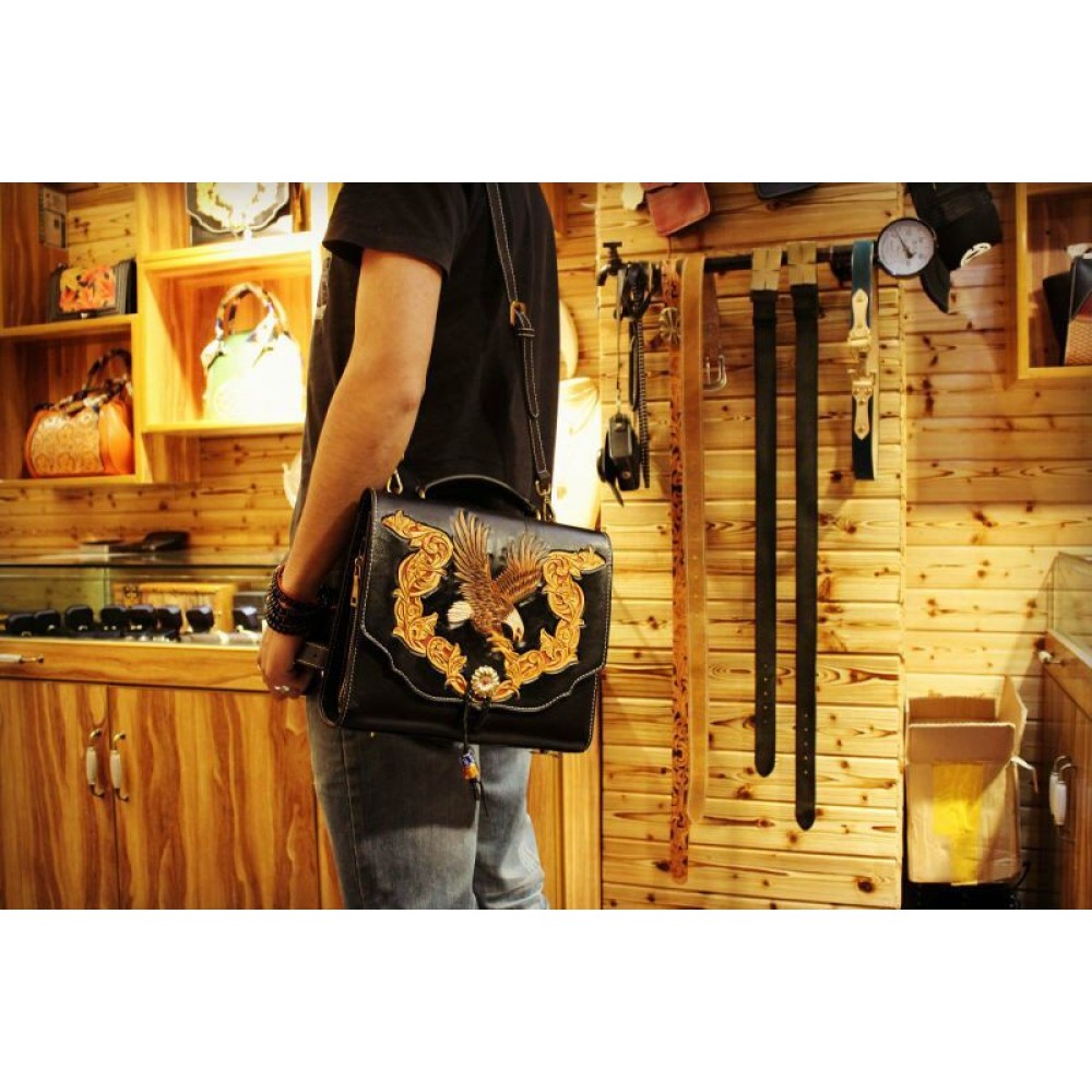 Eagle and Sheridan tooling pattern, leathercraft pattern, PDF instant ...