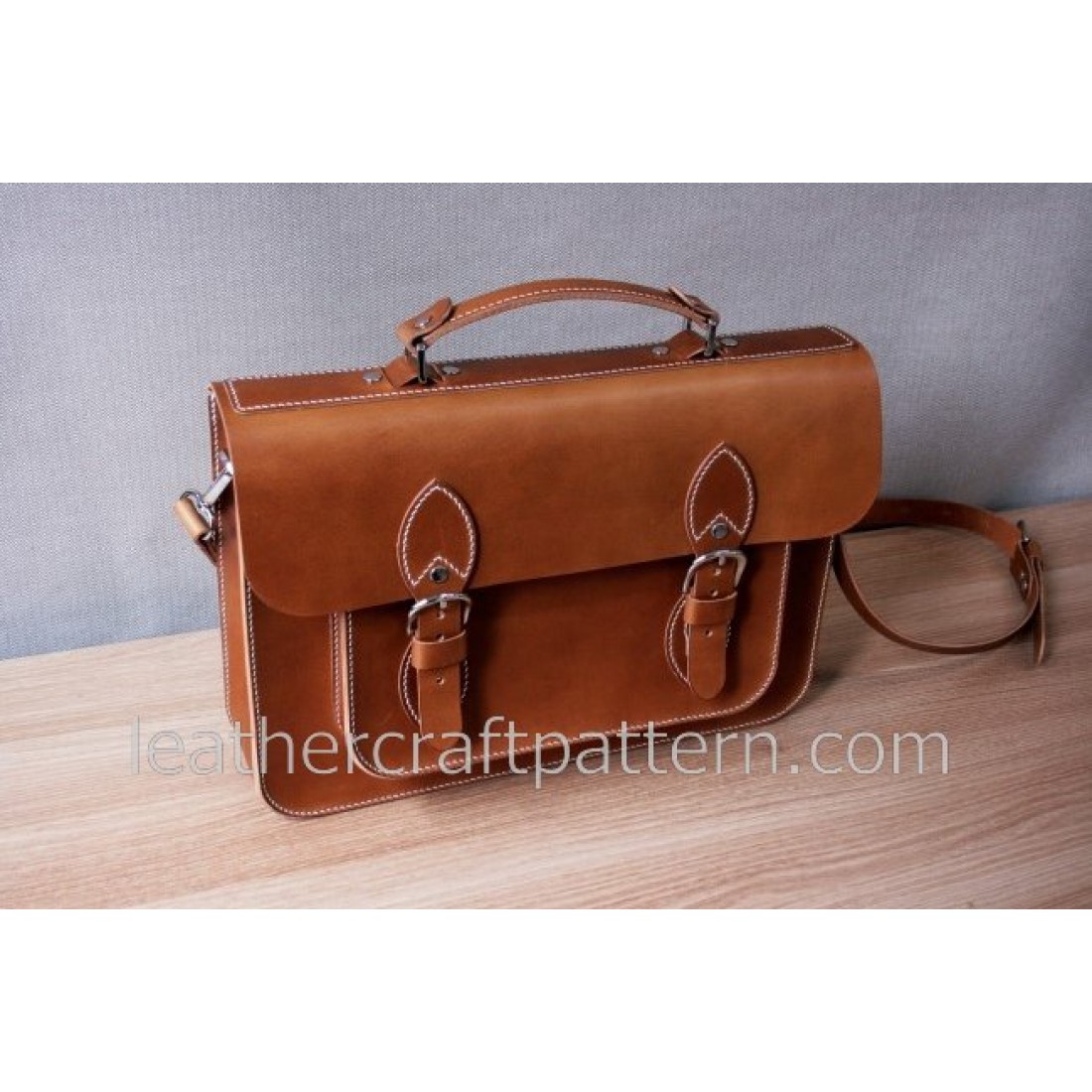 leather briefcase pattern, Cambridge Satchel pattern, shoulder bag, pdf ...