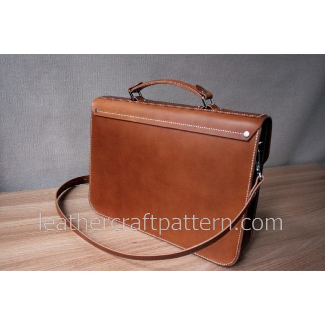 leather briefcase pattern, Cambridge Satchel pattern, shoulder bag, pdf ...