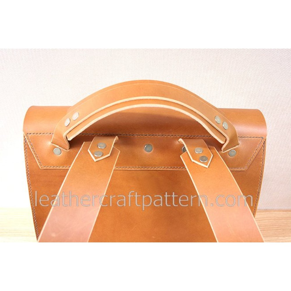 leather backpack patterns, pdf, download, leather satchel patterns ...