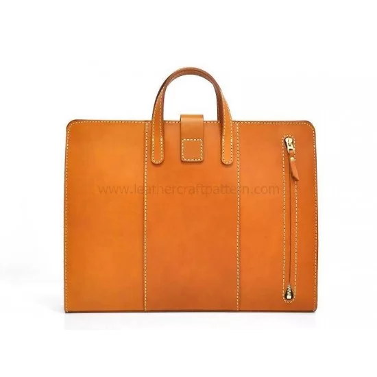leather bag pattern, briefcase pattern, leathercraft pattern, leather ...