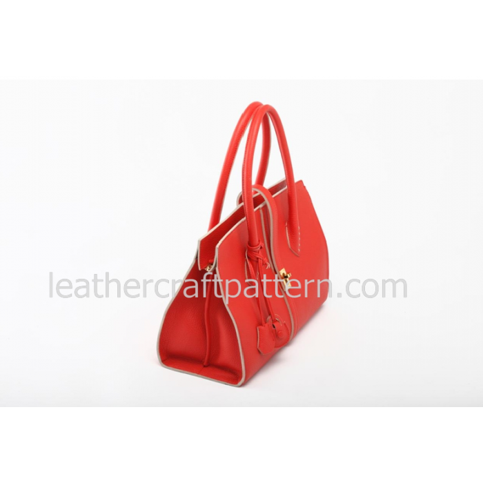 Free PDF leather patterns download, leather bag patterns, leather ...