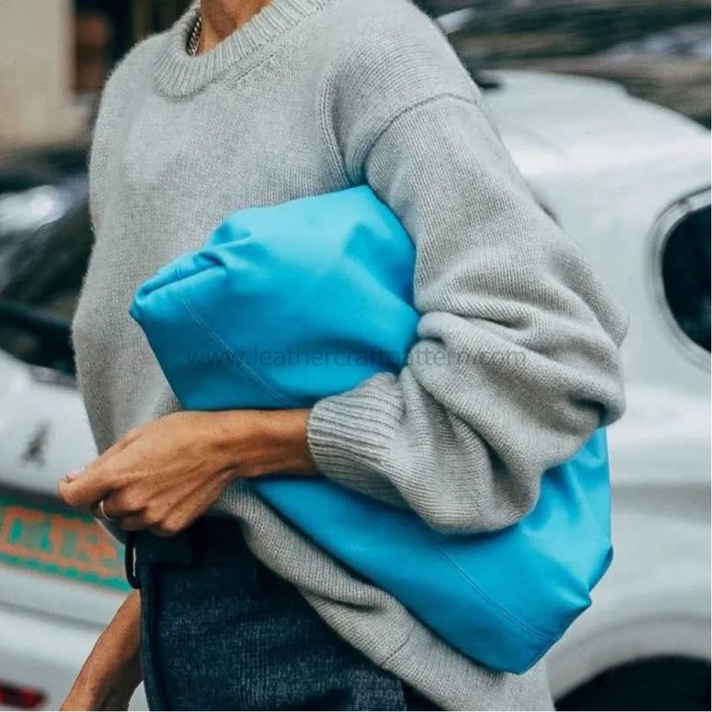 Bottega Veneta, BV, Cloud pouch 40, pattern, templates, bag templates ...