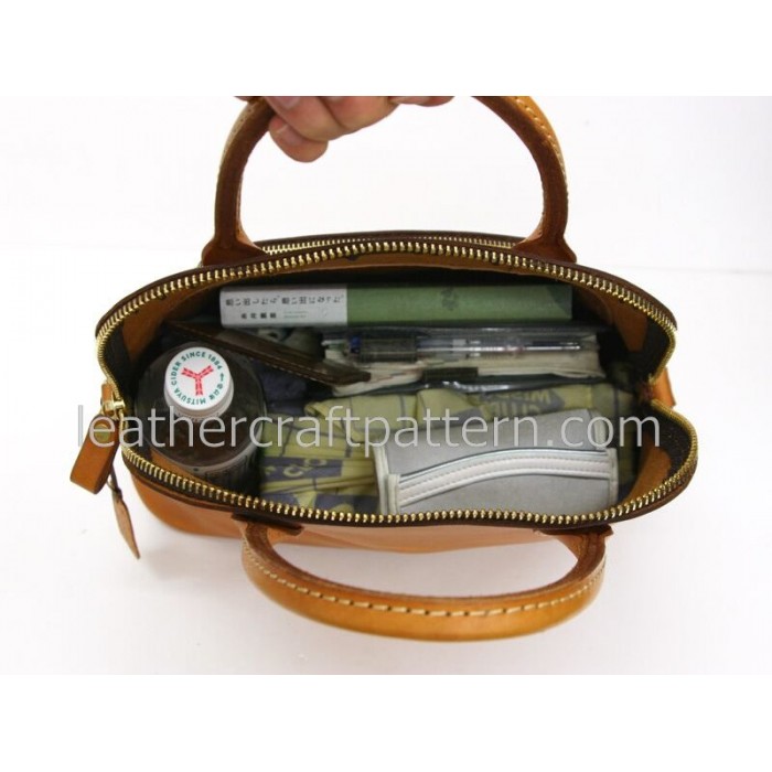 Free PDF leather patterns download, leather bag patterns, leather ...
