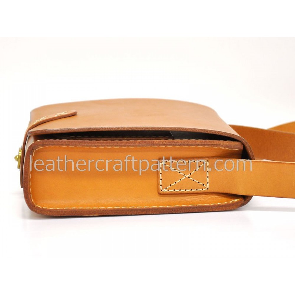 leather bag pattern, messenger bag pattern, bag sewing pattern, pdf ...