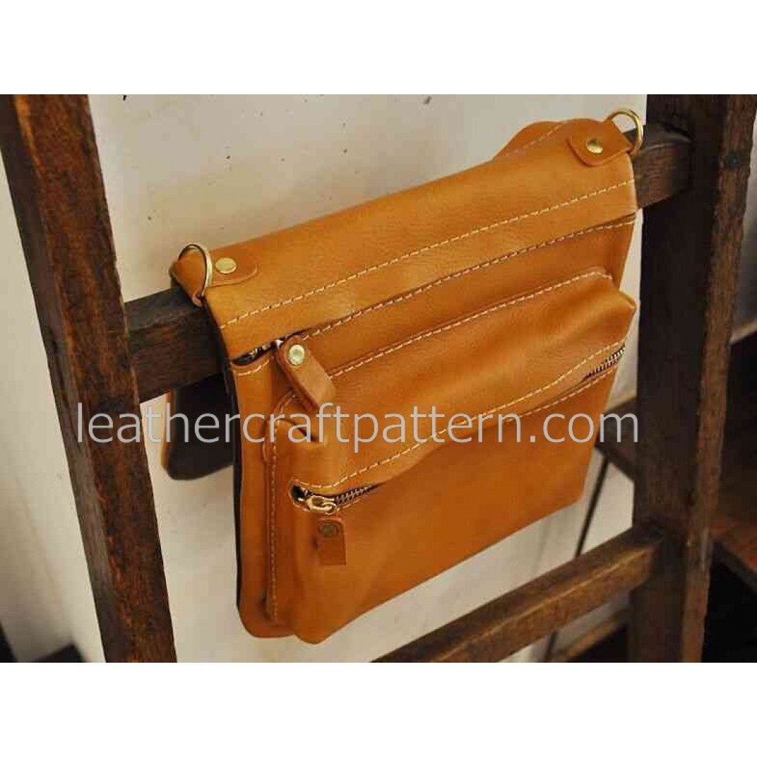 leather bag pattern, messenger bag pattern, bag sewing pattern, pdf ...
