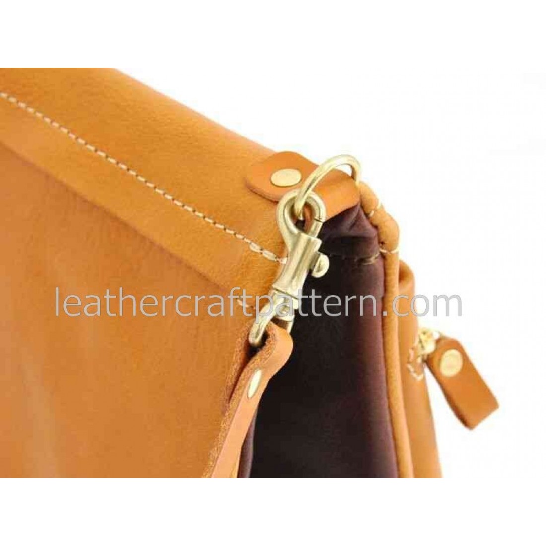 leather bag pattern, messenger bag pattern, bag sewing pattern, pdf ...