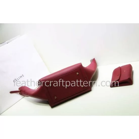 CELINE, leather bag pattern, leather women handbag pattern, leather ...