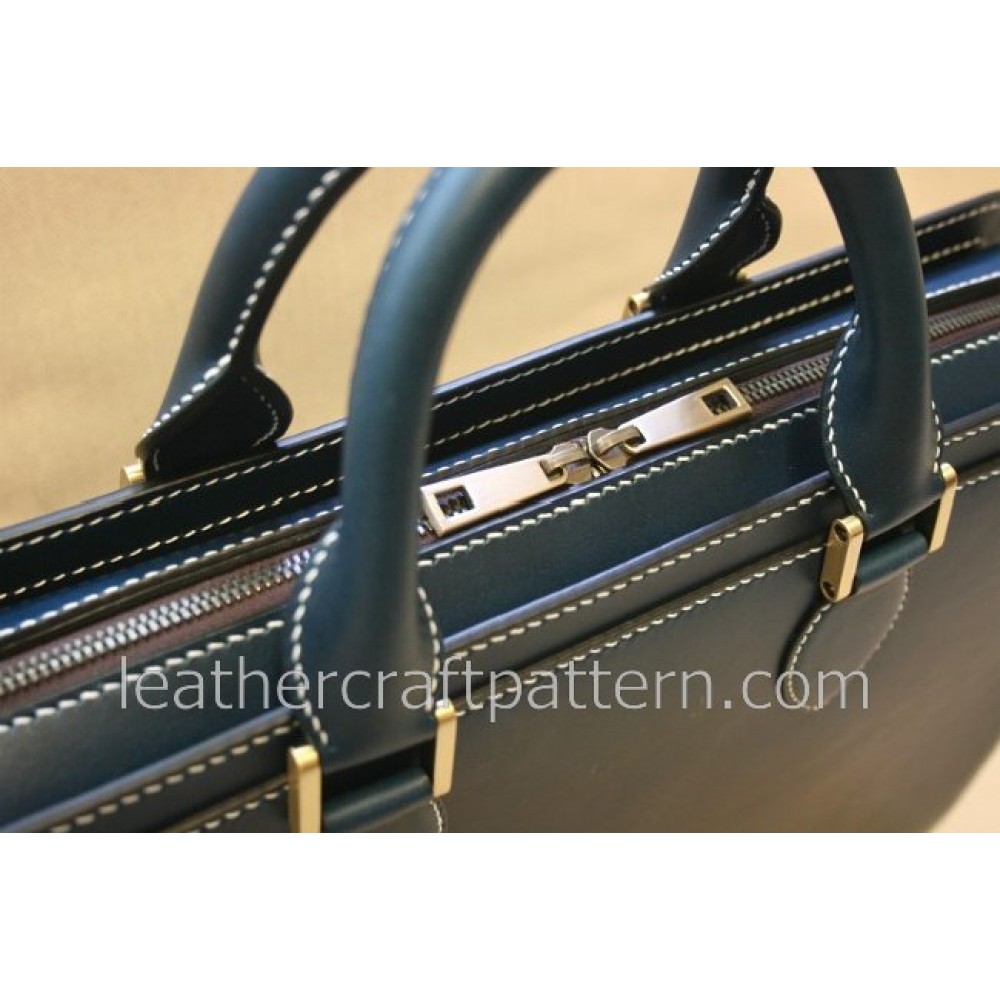 Leather bag patterns, briefcase patterns, portfolio bag patterns ...