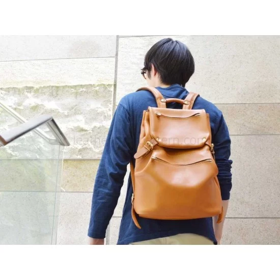 racksack, backpack, shoulder, bag, pattern, leathercraft, pattern ...