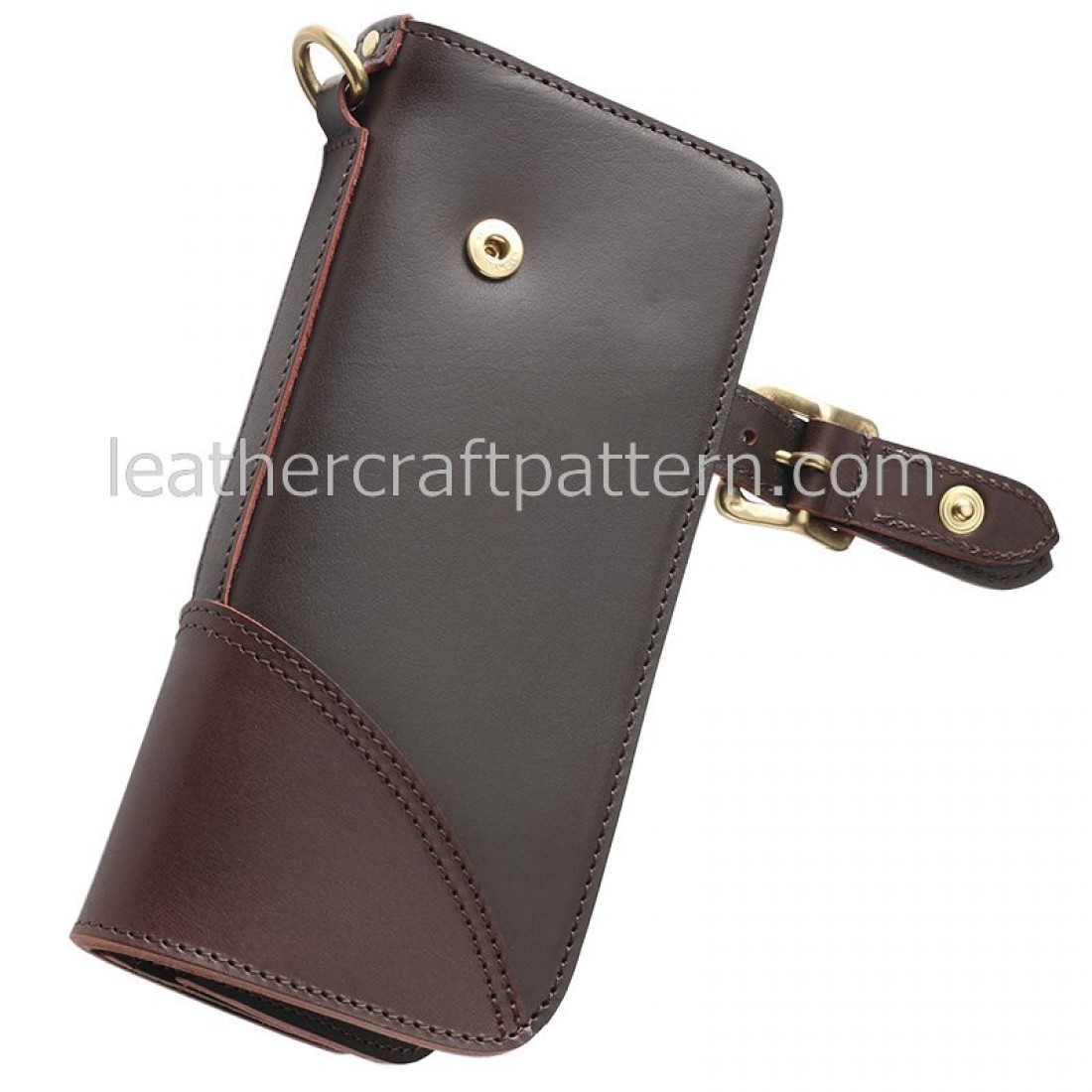 leather wallet pattern, long wallet pattern, PDF, download ...
