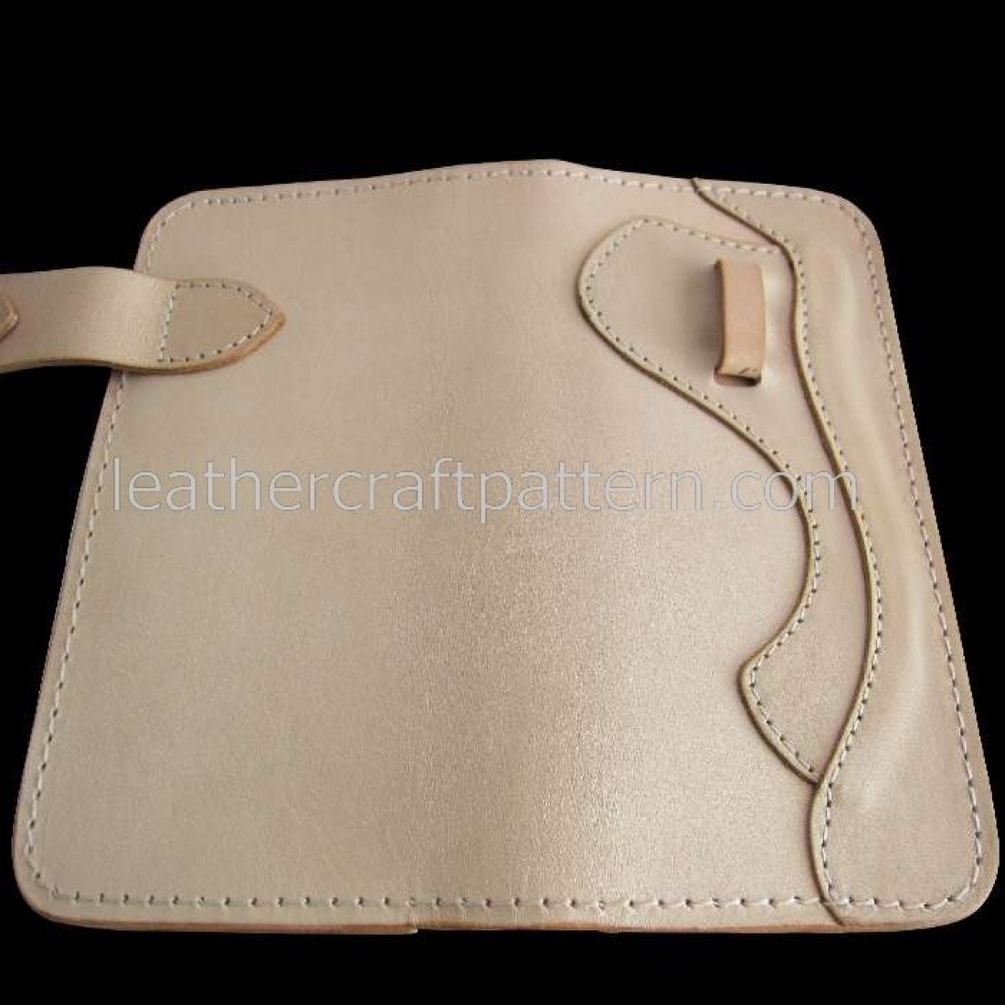 leather wallet pattern, long wallet pattern, PDF, download