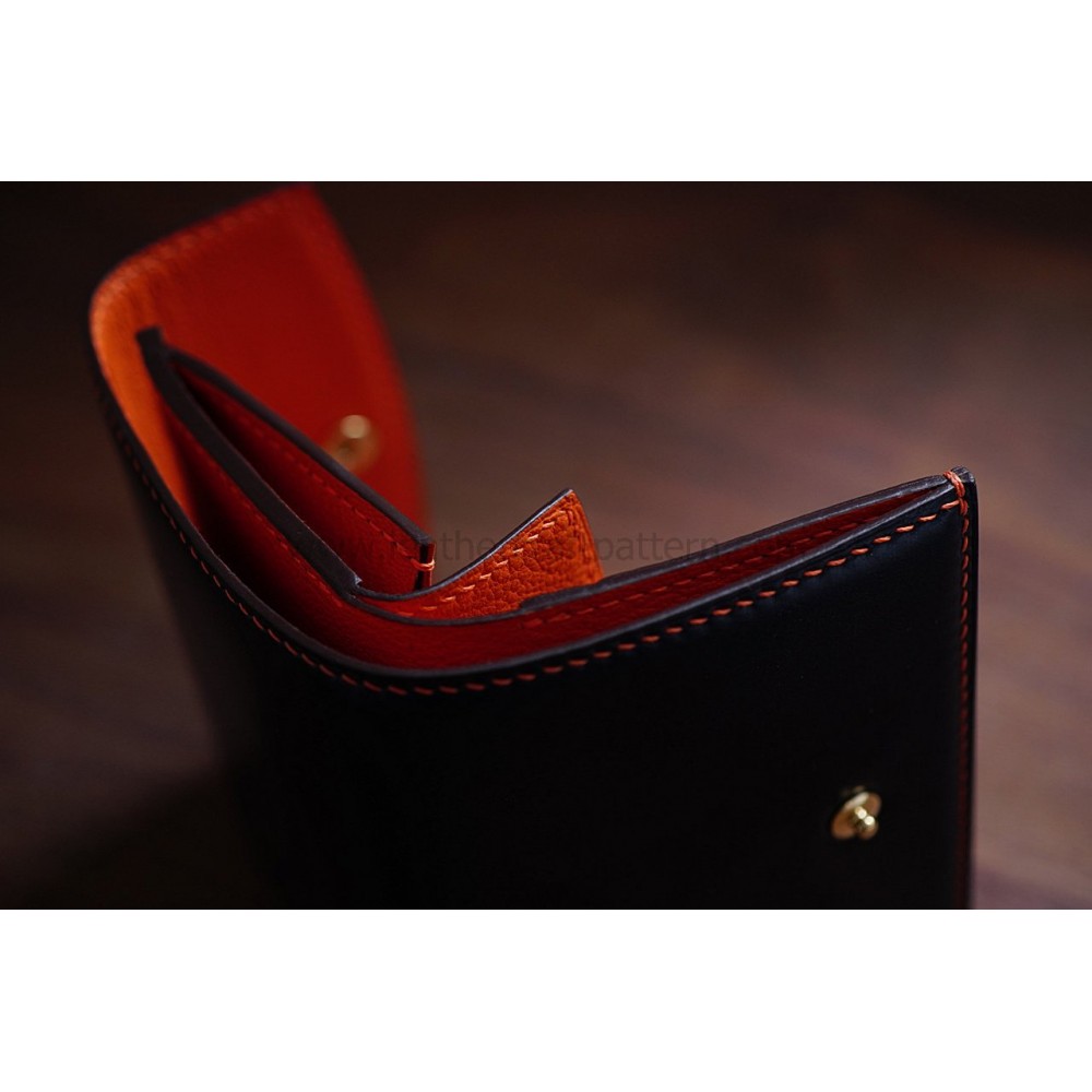 Triple fold wallet, billfold, pattern, templates, bag templates, pdf ...