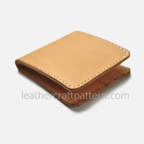 Leather wallet pattern, billfold, short wallet patterns, pdf, download