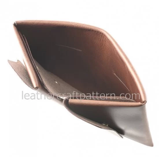 Leather wallet pattern, billfold pattern, short wallet patterns, pdf ...