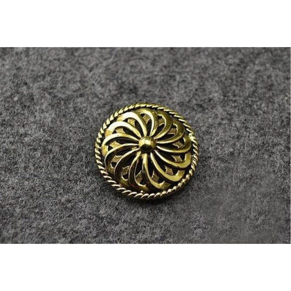 Leather ornament concho, wallet concho, bag concho, leathercraft ...