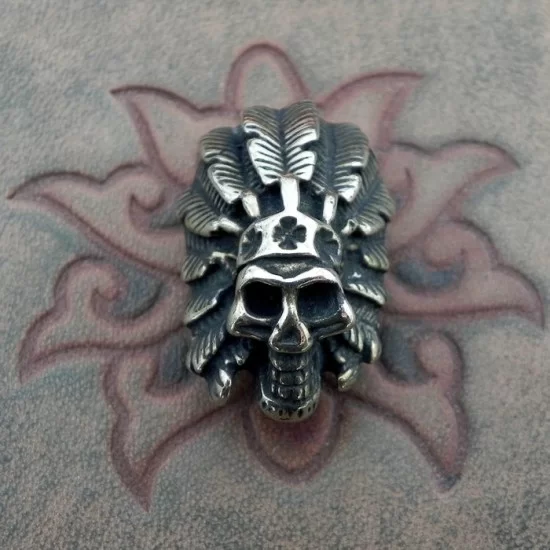Leather wallet bag Concho buttons, Pure Brass Skeleton chiefs, screws ...