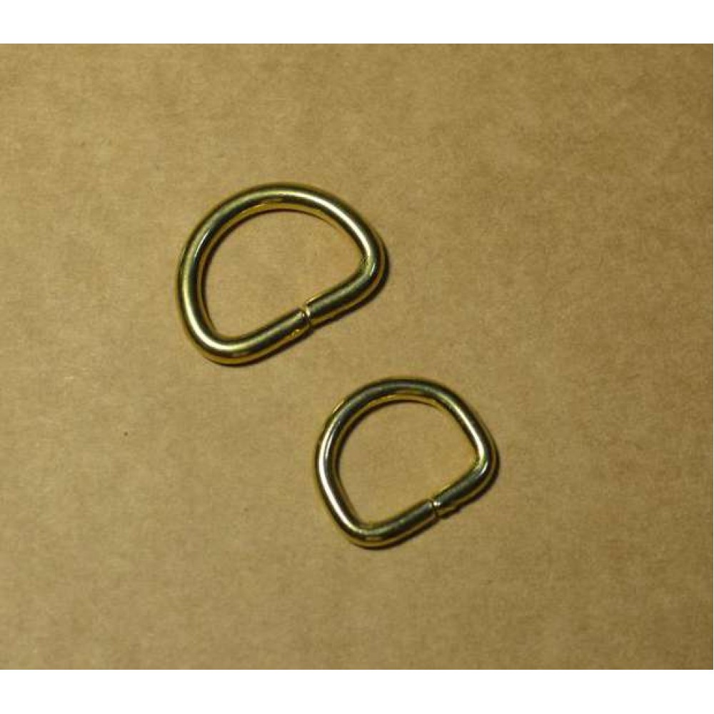 8pc/lot Solid brass D-ring 20mm, 26mm