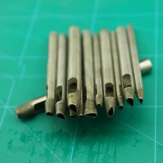 water-drop style punch, leather working tools