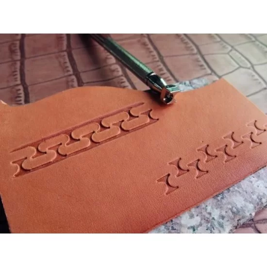 leathercraft tool, leather craft tool, leather stamps, border tool