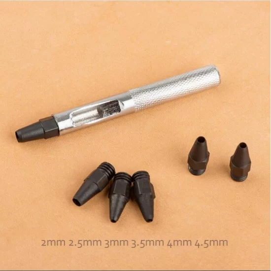 6 in 1 Round punch set