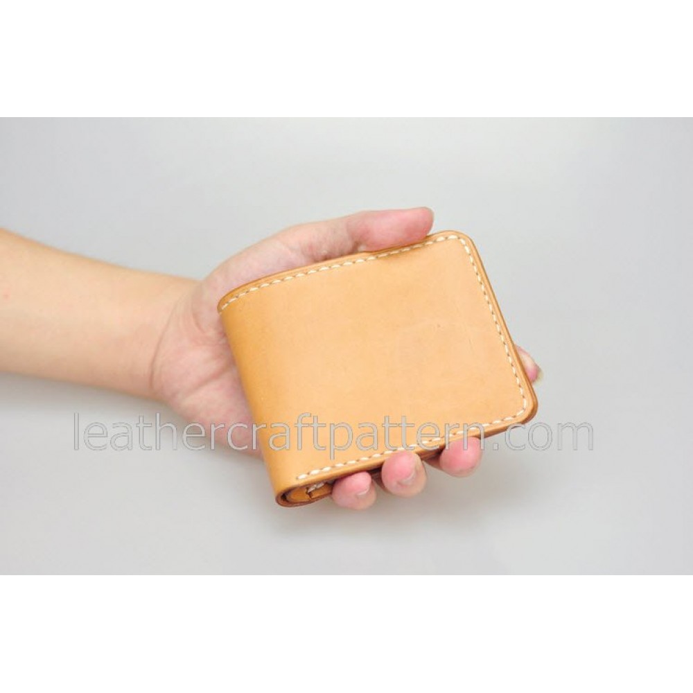 Leather wallet pattern, billfold, short wallet patterns, pdf, download