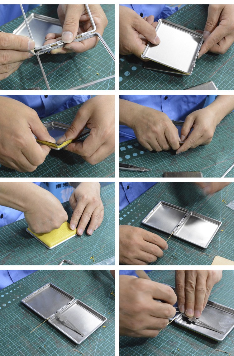 stainless steel, Cigarette case, diy